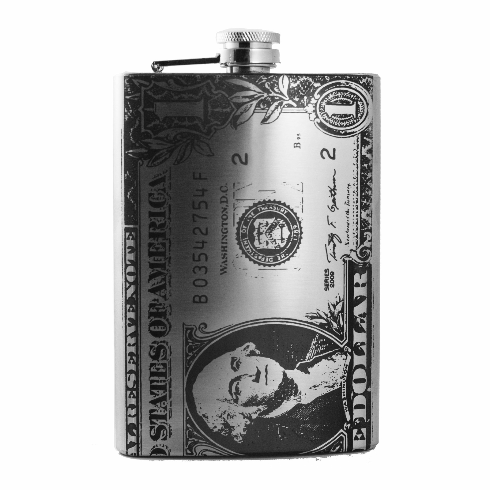 8oz 1 Dollar Bill Stainless Steel Flask | eBay