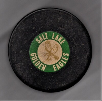 SALT LAKE GOLDEN EAGLES VINTAGE CHL HOCKEY PUCK | eBay