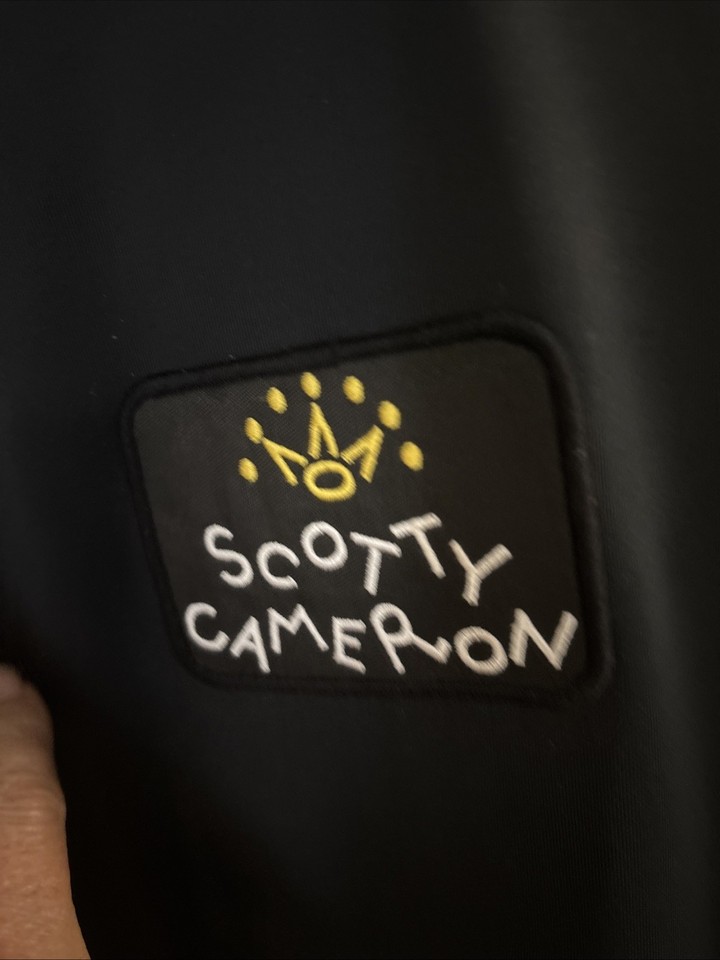 New Peter Millar Navy Lightweight Golf Vest L Large Scotty Cameron Logo ...