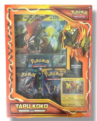 Pokemon TCG Tapu Koko Collection Box Sun & Moon Brand New; Factory ...