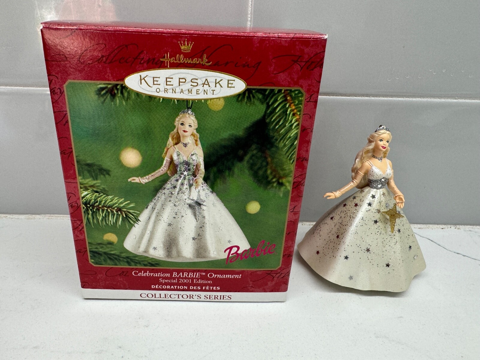 2001 Holiday Barbie Hallmark Keepsake Ornament with Original Box | eBay