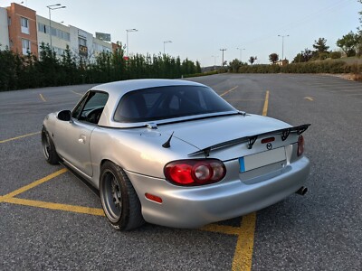 NB Miata MX-5 Ducktail Spoiler Duckbill Trunk Wing MK2 MK2.5 aluminum ...