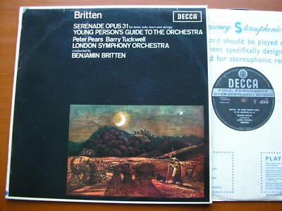 SXL 6110 BRITTEN: SERENADE / YOUNG PERSON'S GUIDE BRITTEN / LSO ED1 TAS ...