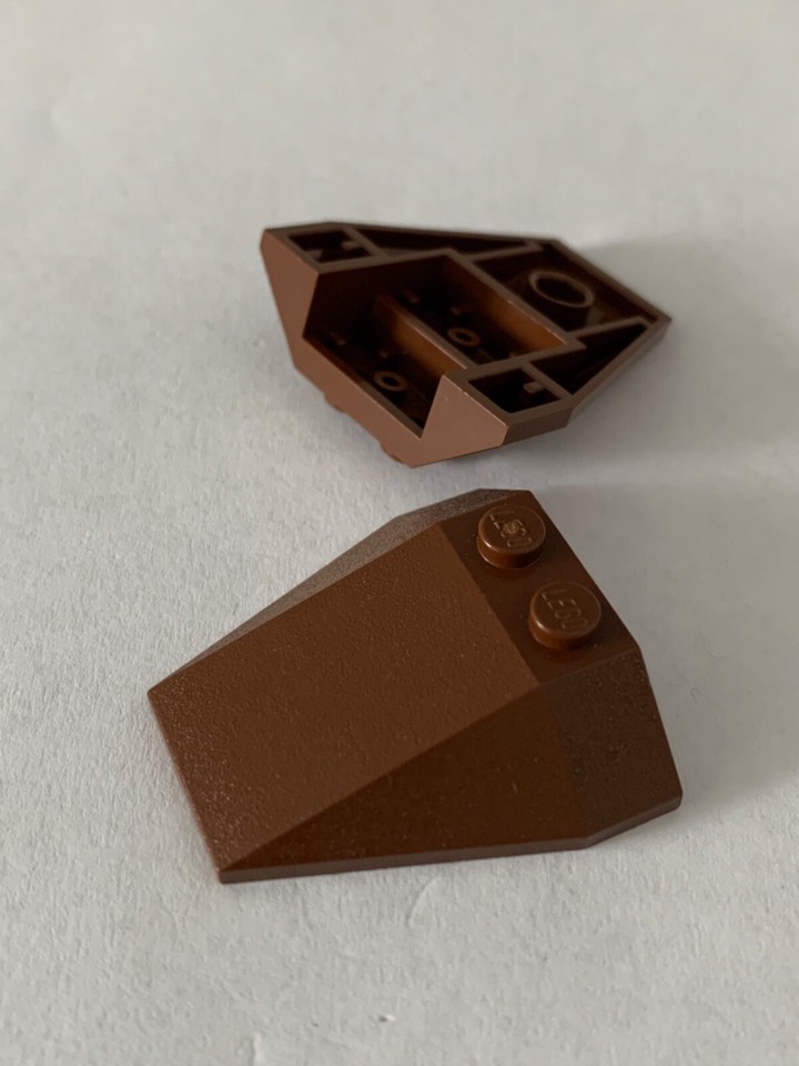Lego Parts 6069 (2pcs) Wedge 4x4 Triple Without Stud Notches | eBay