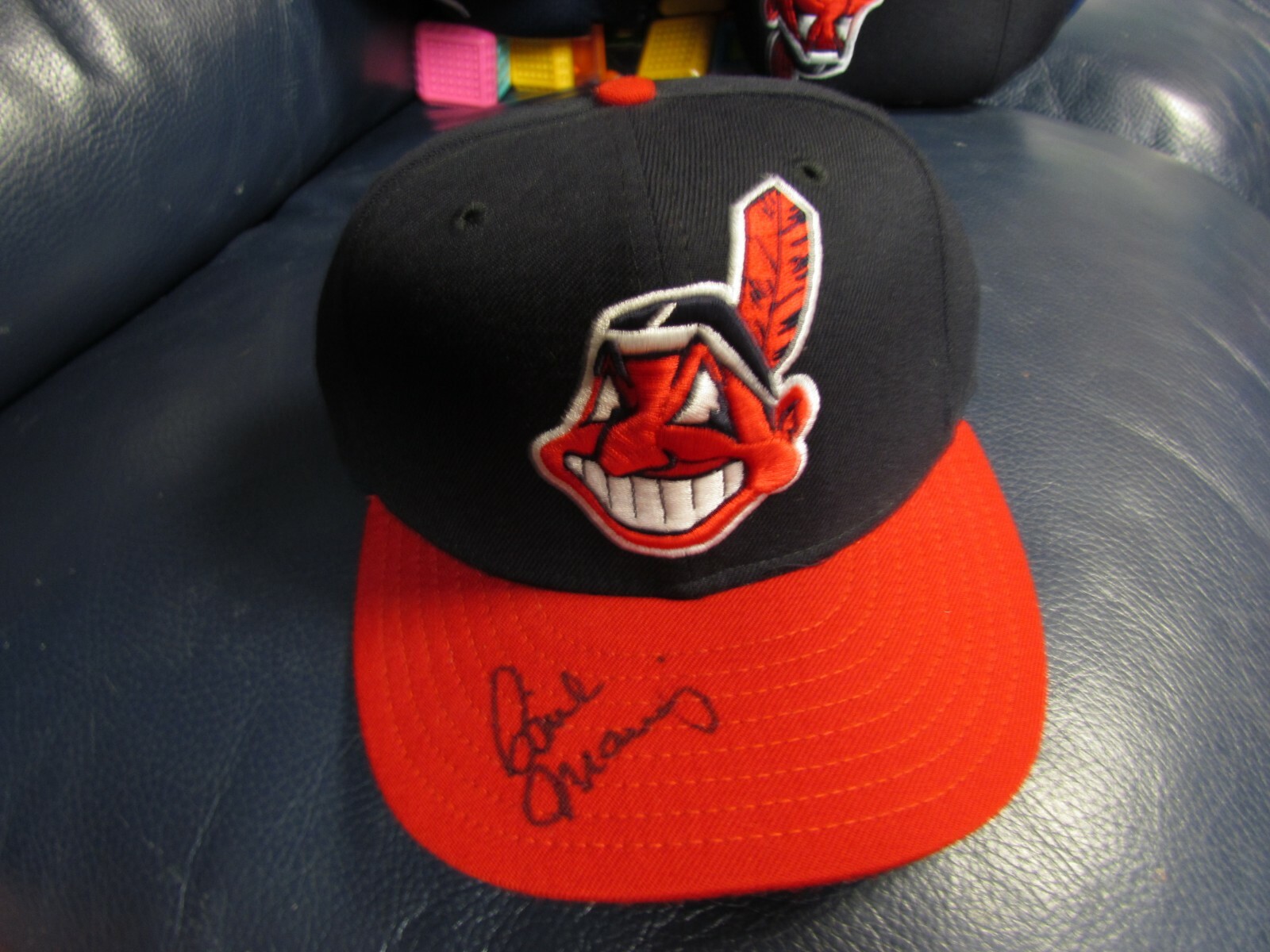 Rick Manning Autographed Baseball Hat Cleveland Indians | eBay