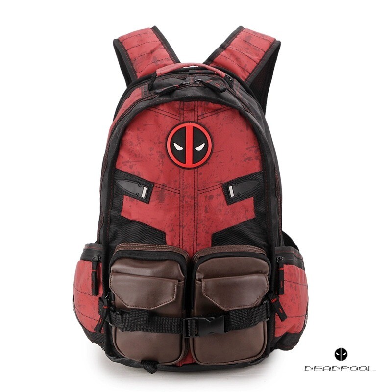 Cartoon Deadpool Backpack Casual Shoulder Bags Schoolbags Knapsack ...