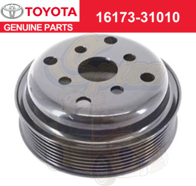 16173-31010 Toyota New Water Pump Pulley | 1617331010 | OEM | Genuine ...