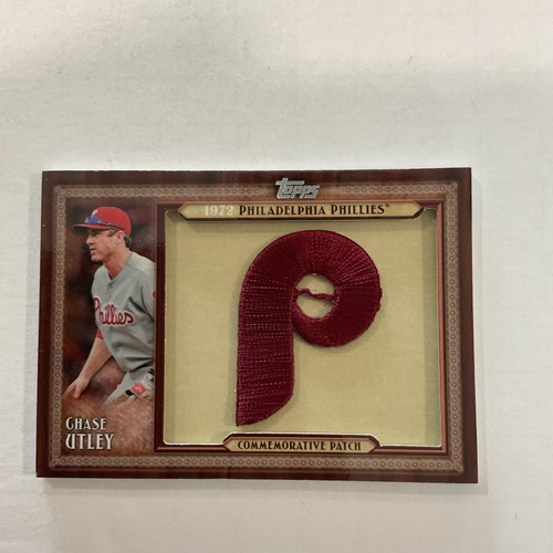 CHASE UTLEY 2011 TOPPS SERIES 1 THROWBACK MANUFACTURED PATCH #TLMP-CU⚾️ ...