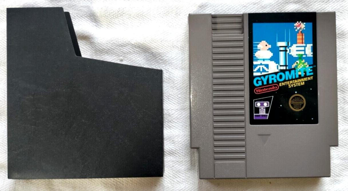 Gyromite (NES, 1985) - 5 SCREW Varient - Cart & Sleeve - Cleaned ...