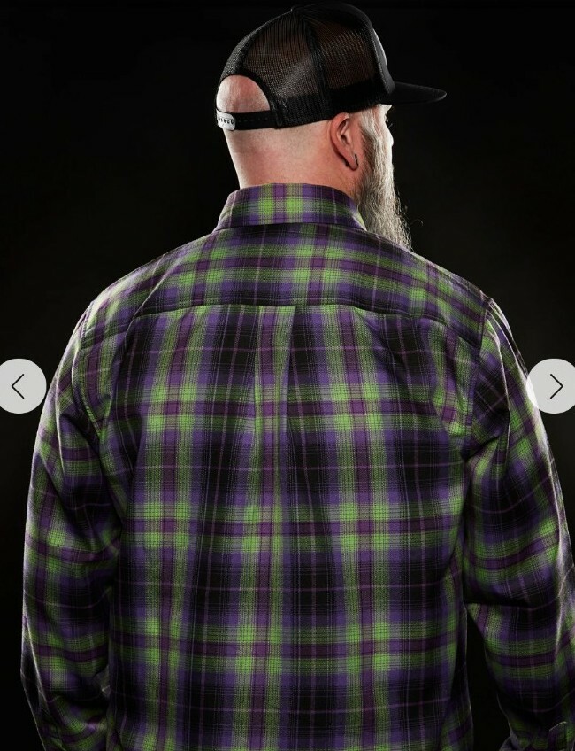 Dixxon Flannel Co"Misfits" *Men's Size L* ~BNiP~ 💀 SOLD OUT!💀Punk Rock ...