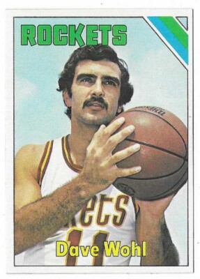 DAVE WOHL 1975-76 Topps Basketball # 162 Houston Rockets Ex Plus - NM ...