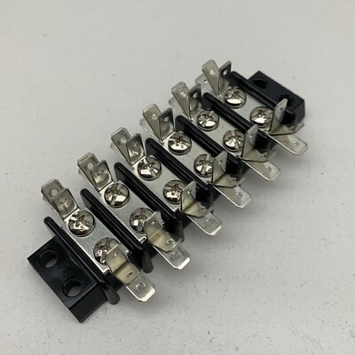 Kulka 602 Double Row Barrier Terminal Block 3-Blade Contacts 30A 6 ...