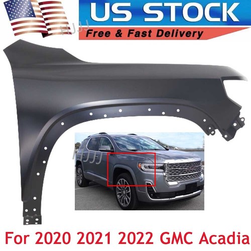 Fender For 2020 2021 2022 GMC Acadia Black Front Passenger Side | eBay