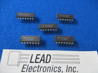 QTY5 MOTOROLA MC74HC107N 14PIN DIP DUAL J-K FLIP FLOP 74HC107 ** FREE ...