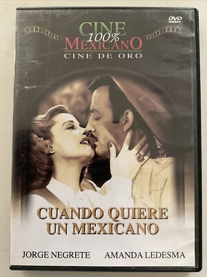 Cuando Quiere Un Mexicano DVD Cine De Oro Mexicano JORGE NEGRETE Amanda ...