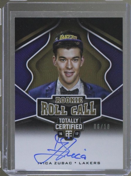 2016-17 Panini Totally Certified - Rookie Roll Call Autographs Gold #30 ...