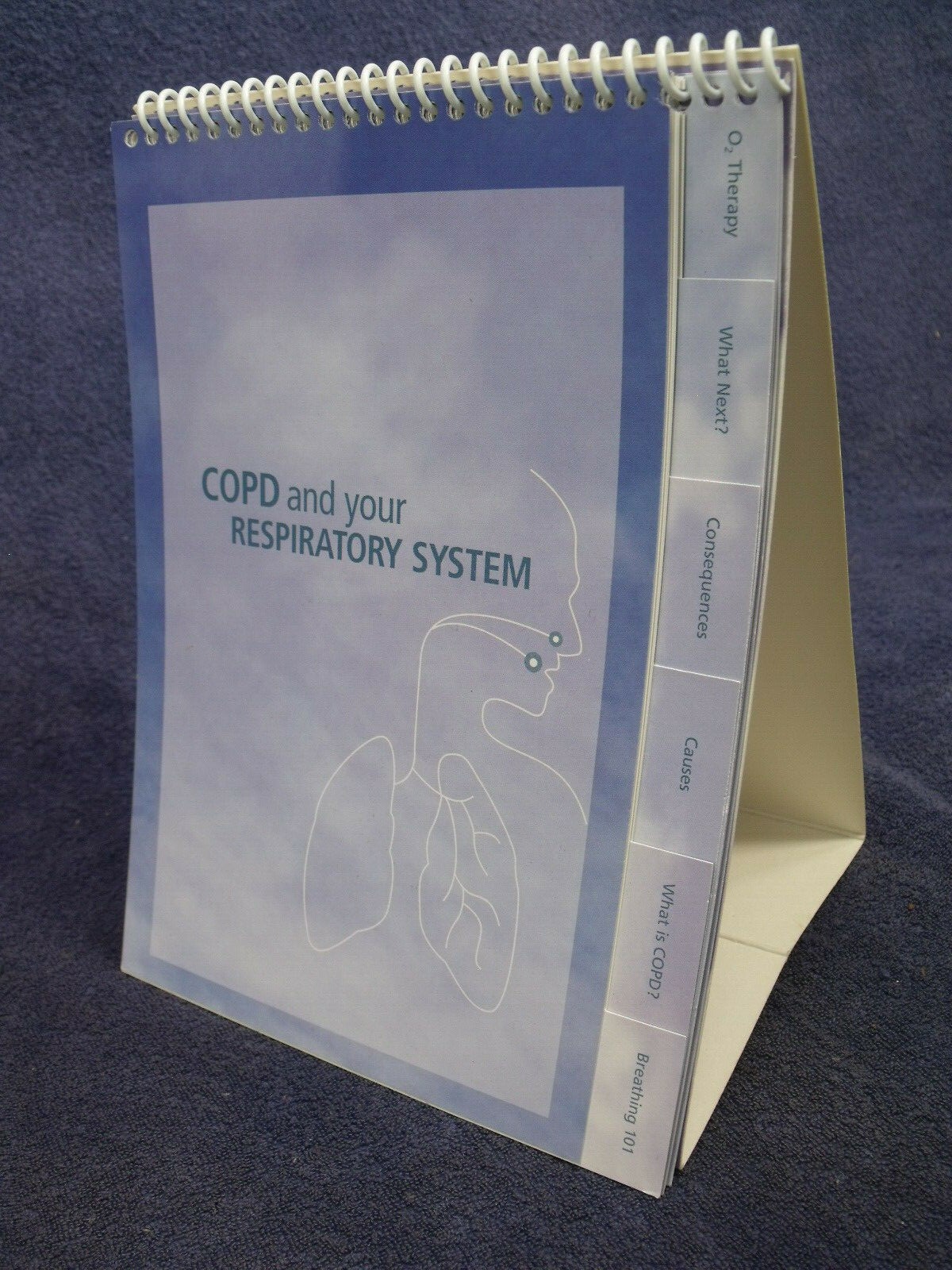 COPD and Your Respiratory System~2004~HELiOS Oxygen~6 1/4" x 8 3/4 ...