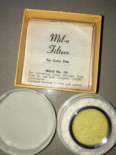 FILTER Milo Filters For Color Film No 10 Yellow 3200K Series V UV 17 ...