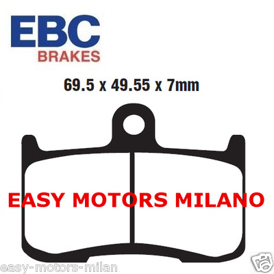 FA347HH EBC Paire Plaquettes Frein Arrière Kawasaki ZX-9R Ninja 900 Cc ...