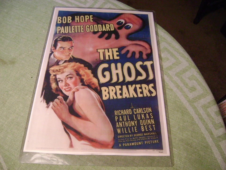 Lot of 3 Reproduction Movie Posters (Ghost Breakers, Grand Hotel & Gilded Lily) | eBay