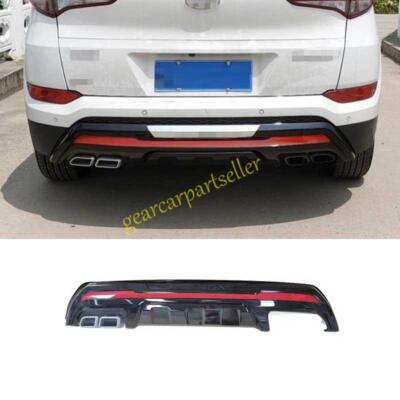 For 2016-2018 Hyundai Tucson Rear Bumper Diffuser Spoiler Board Black ...