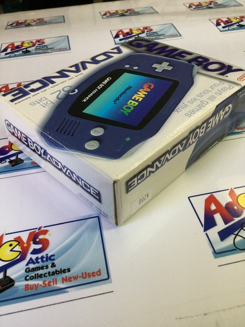 Nintendo Game Boy Advance Indigo Handheld System for sale online | eBay