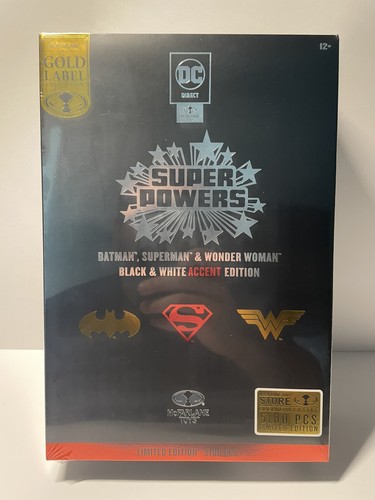 SDCC 2024 McFarlane DC Super Powers 3-pack Batman Superman Wonder Woman ...