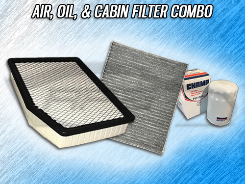 AIR, CABIN & OIL FILTER COMBO FOR 19-21 SILVERADO SIERRA - 4.3L 5.3L 6 ...