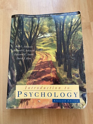 Introduction to Psychology by Ernest R. Hilgard, Rita L. Atkinson ...