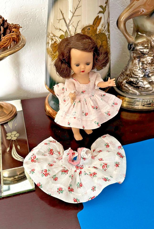 NASB Nancy Ann Storybook MUFFIE TLC BKW Walker DOLL + 2 TLC Dresses ...