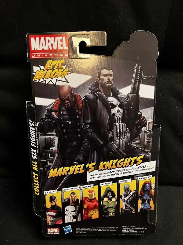 2012 Marvel Legends PUNISHER red Variant Figure RARE NEW Epic Heroes S2 ...