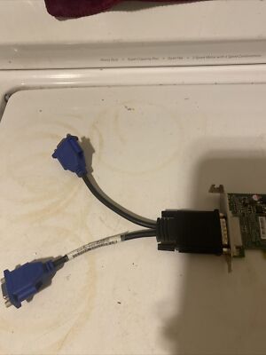 DMS-59 Pin Male to Dual VGA Female Y Splitter Video Card Adapter Cable ...