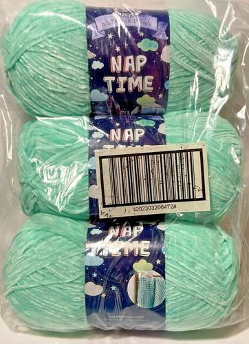Lion Brand Yarn Nap Time 3.5 Oz 3 Pack “Pale Aqua” 23032064727| eBay