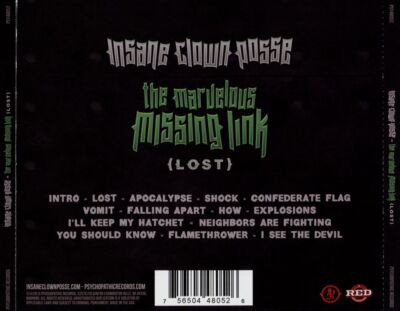 INSANE CLOWN POSSE - THE MARVELOUS MISSING LINK (LOST) [PA] NEW CD ...