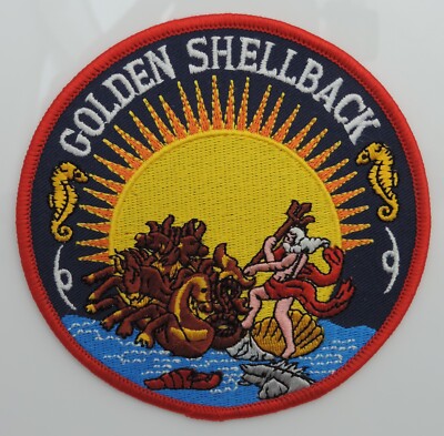 U.S Navy Golden Shellback Patch | eBay