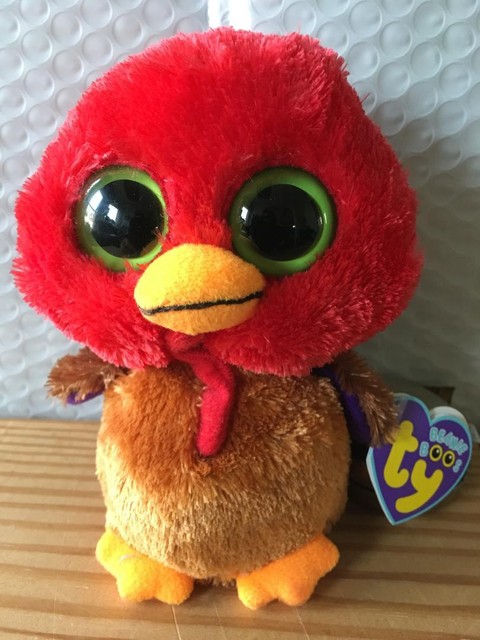 Ty Beanie Boos Thankful The Turkey 6" RARE off Order 2011 - 2014 for ...