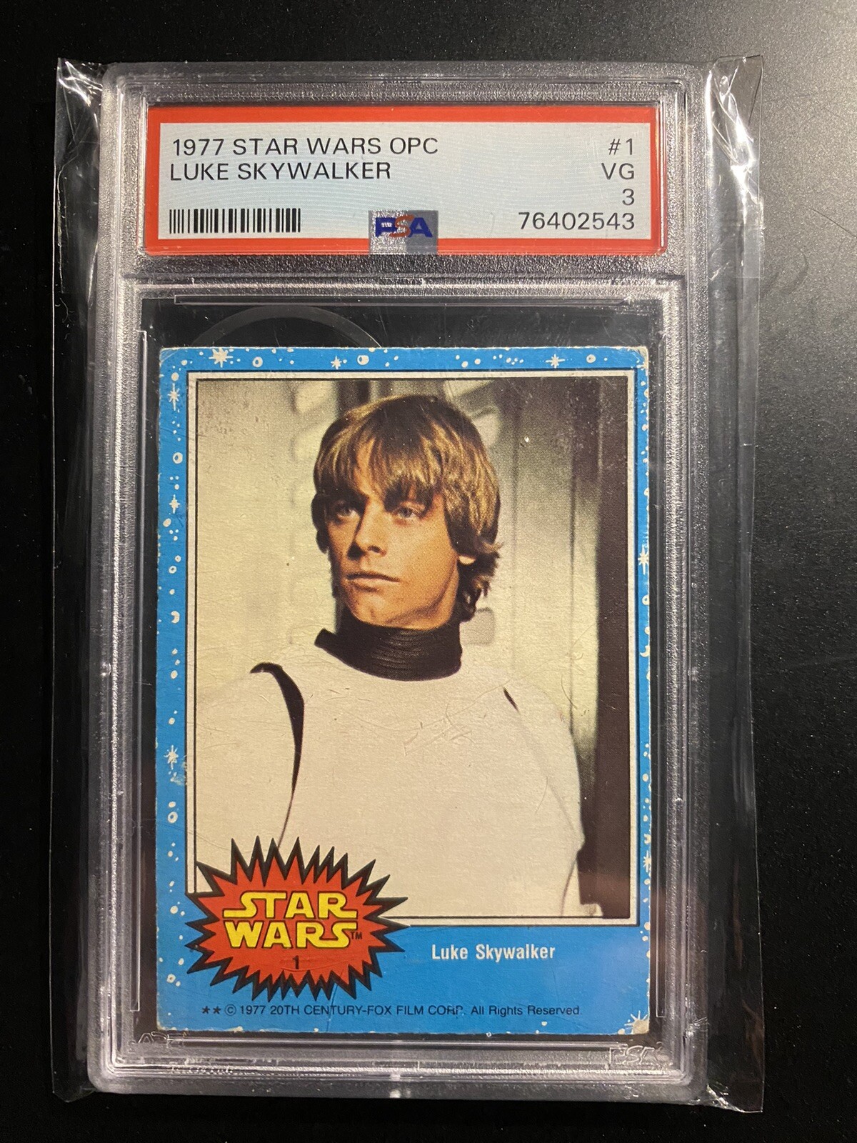 1977 Star Wars #1 Luke Skywalker Rookie Card RC🔥🔥🔥 | eBay