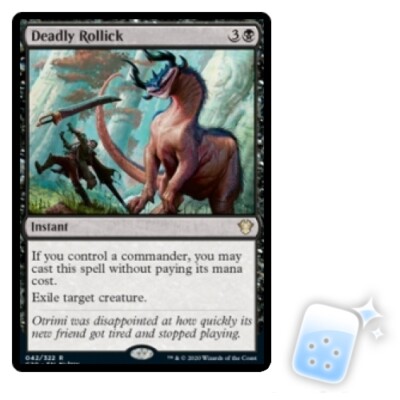 DEADLY ROLLICK Commander 2020 Magic MTG MINT CARD | eBay