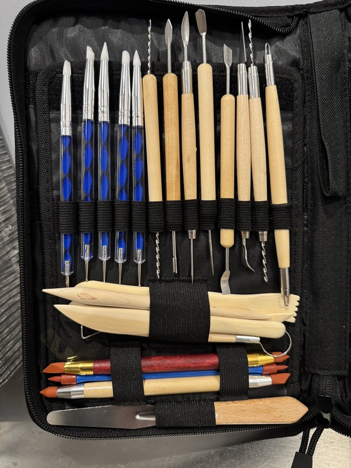 Pottery Clay Sculpting Tools 43Pcs Double Sided Ceramic Clay Carving ...