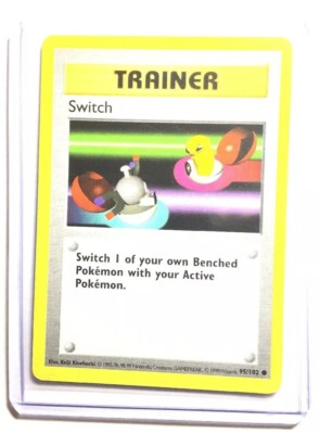 SWITCH - 95/102 - SHADOWLESS Base Set - Pokemon Card - EXC / NM | eBay