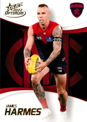 2022 MELBOURNE DEMONS AFL Card JAMES HARMES Optimum | eBay
