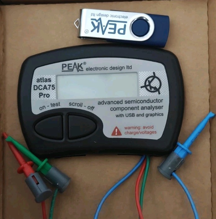 ** PEAK ATLAS DCA 75 PRO ** ADVANCED SEMICONDUCTOR ANALYZER Con ...