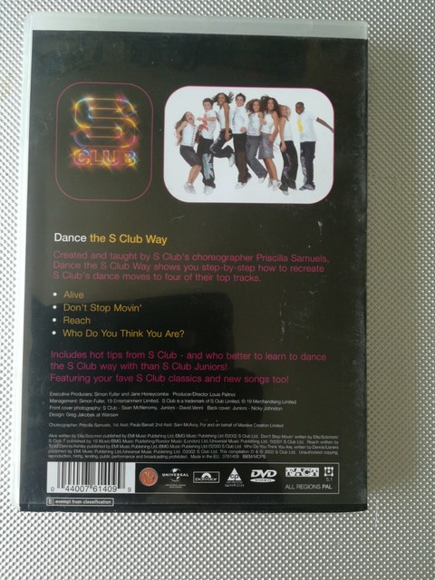 S Club: Dance the S Club Way (DVD, 2003) for sale online | eBay