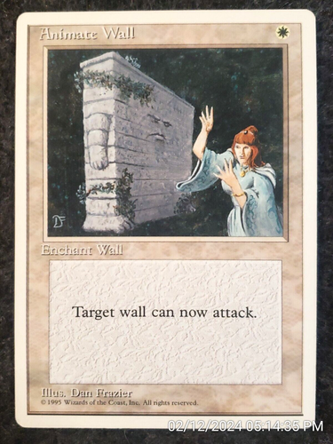 MTG Animate Wall – 4th Edition Card # 4 (DS3D1D5) | eBay