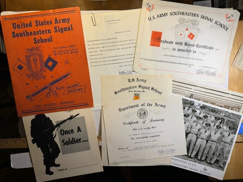 Vintage United States Army Southeastern Signal School Fort Gordon GA ...