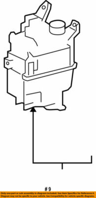 85355-48030 Toyota Jar assy, windshield washer 8535548030, New Genuine ...