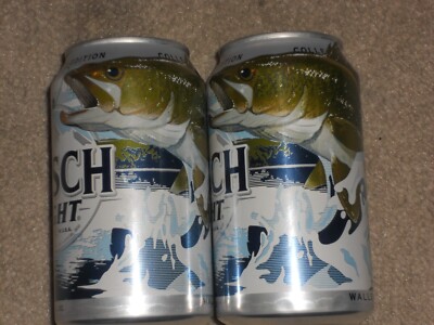 2023 Busch Light Beer Limited Edition Fishing Can Walleye Empty Lot of ...
