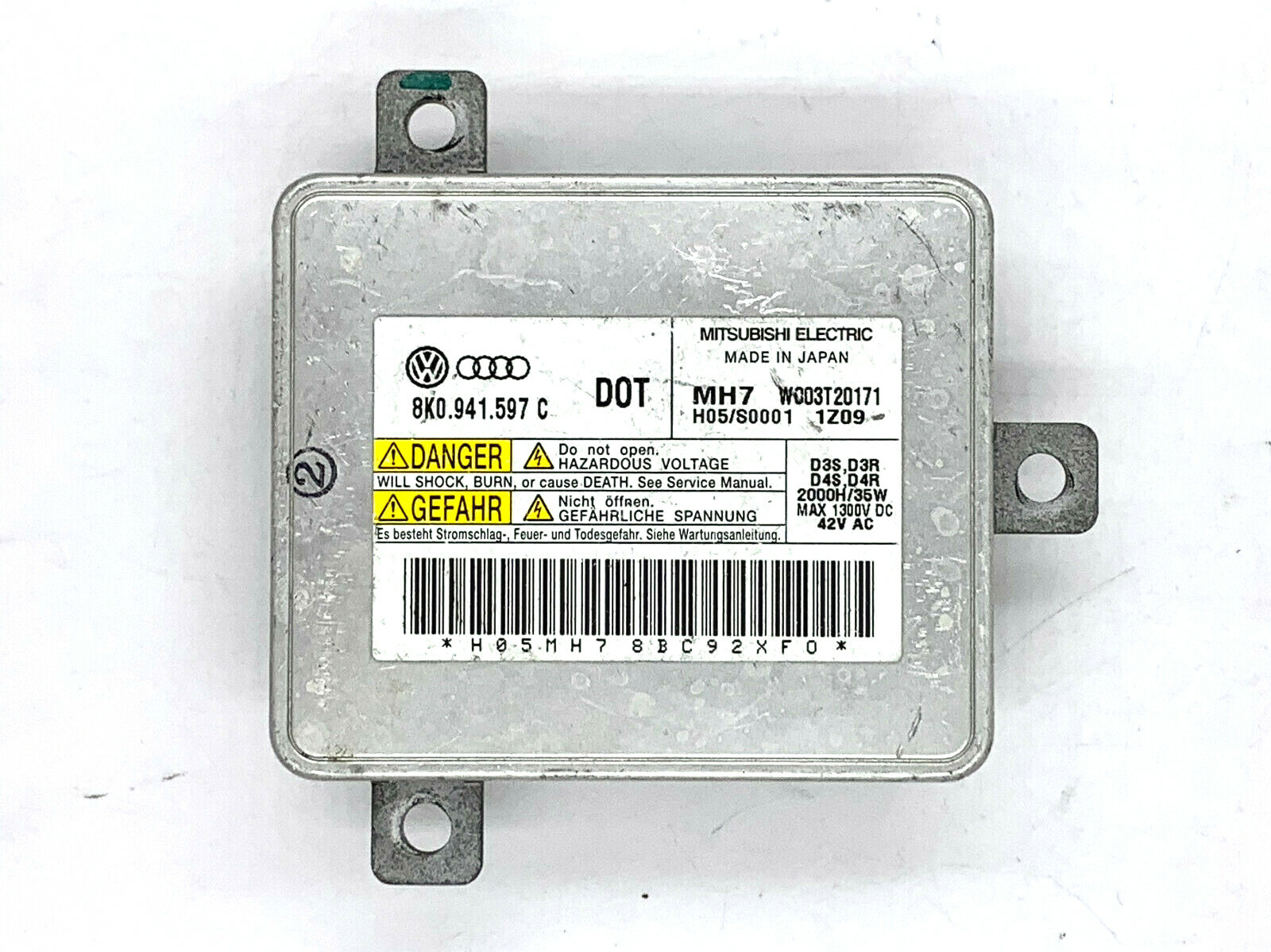 OEM 11-15 Audi Q7 HID Xenon Headlight Ballast 8K0.941.597 C | eBay