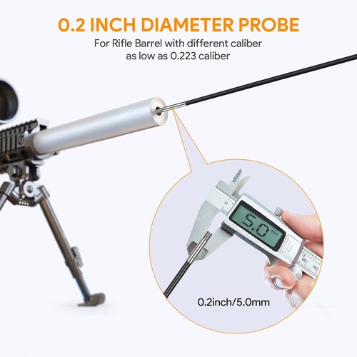 Teslong Upgrade Rifle Borescope 0.2in Gun Barrel Camera Short Focus ...