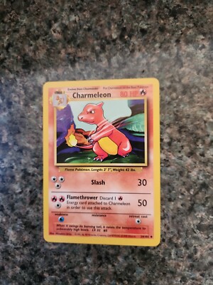 CHARMELEON Base Set - Pokemon Card - 24/102 - Unlimited - NM p13 | eBay